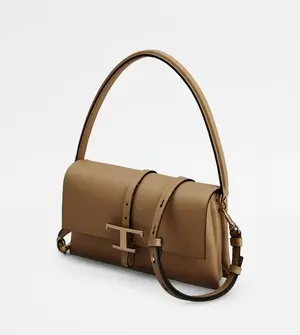 TOD'S Timeless Flap Shoulder Bag - Brown