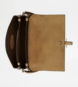 TOD'S Timeless Flap Shoulder Bag - Brown