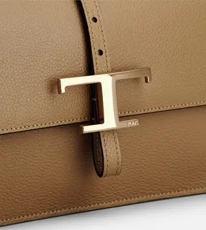 TOD'S Timeless Flap Shoulder Bag - Brown