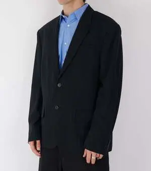 Acne Studios Pinstripe Blazer - Black