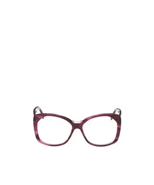 Max Mara Butterfly Frame Eyeglasses - Red