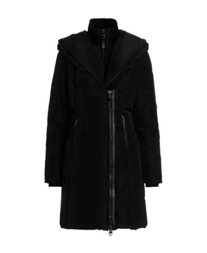 Mackage Hooded Down Jacket With Belted Detail
