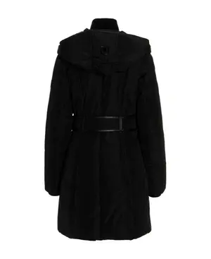 Mackage Hooded Down Jacket With Belted Detail