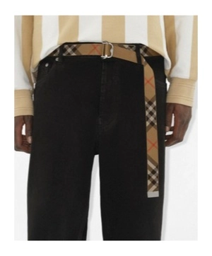 Burberry Check Ribbon Belt