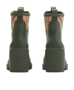 Burberry Embossed Heeled Boots - Loch
