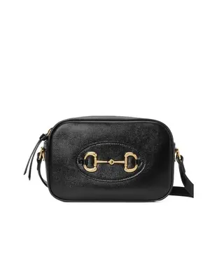 Gucci Horsebit 1955 Small Shoulder Bag - Black