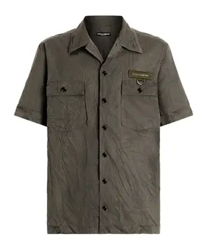 Dolce & Gabbana Dolce Gabbana Logo Detailed Short-sleeved Shirt