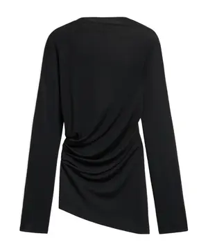 Jacquemus Gathered Long Sleeve Dress