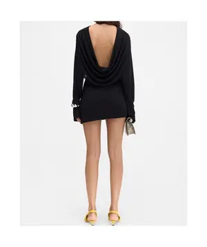 Jacquemus Gathered Long Sleeve Dress
