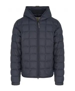 Moncler Tahrir Hooded Quilted Jacket - Navy Blue