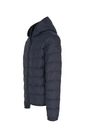 Moncler Tahrir Hooded Quilted Jacket - Navy Blue