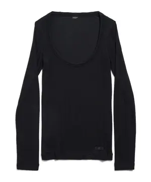 Balenciaga Ribbed Performance Tops For Women