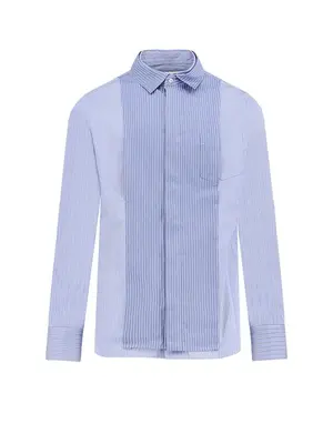 Sacai Striped Panelled Shirt