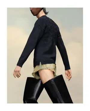 MAISON MARGIELA Textured Knit Sweater