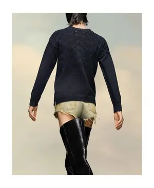 MAISON MARGIELA Textured Knit Sweater