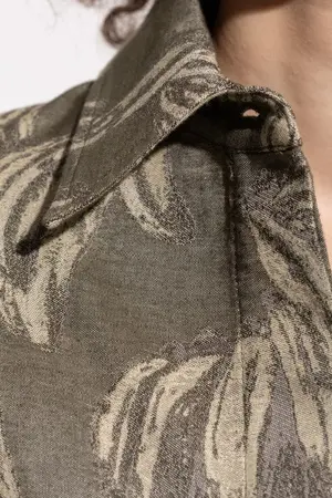 Jacquemus Oversized Graphic Jacquard Shirt