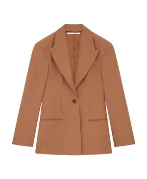 Stella McCartney Long-sleeved Wool Suit Jacket