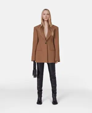 Stella McCartney Long-sleeved Wool Suit Jacket