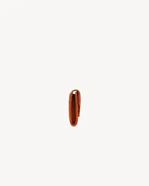 Saint Laurent Chevron Logo Wallet - Deep Orange