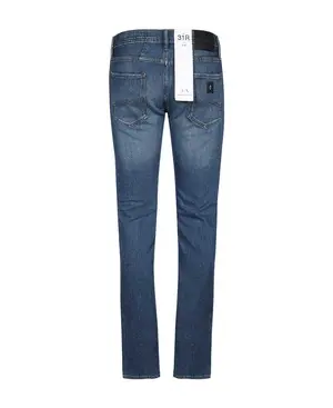 Armani Exchange Straight-leg Denim Jeans - Blue