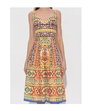 Etro Sleeveless Printed Midi Dress