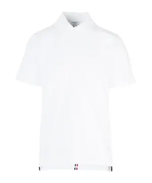 Thom Browne Classic Pique Stripe Relaxed Polo Shirt