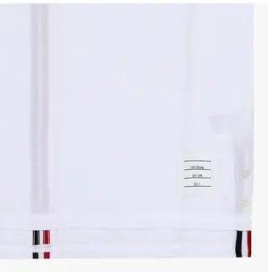 Thom Browne Classic Pique Stripe Relaxed Polo Shirt