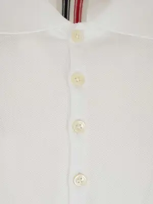 Thom Browne Classic Pique Stripe Relaxed Polo Shirt