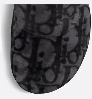 Dior Aqua Mule With Oblique Pattern