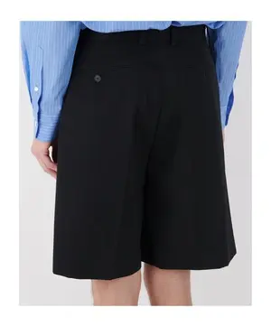 Auralee Wool Belt Loop Shorts