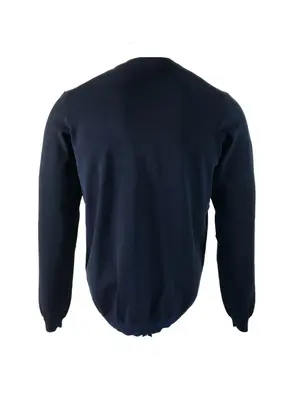 Emporio Armani V-neck Long Sleeve Sweater - Black