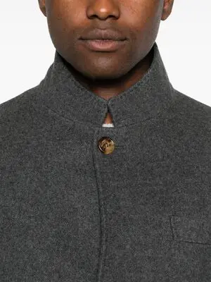 Brunello Cucinelli Single-breasted Jacket With Stand Collar