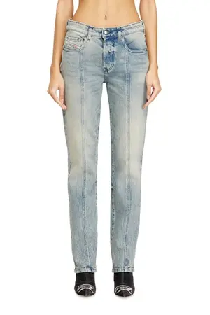 DIESEL® 1989 D-mine 09n55 Straight-leg Jeans - Light Blue