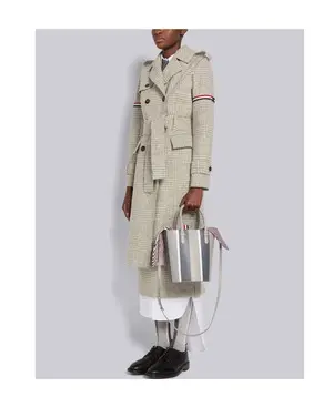 Thom Browne Rwb Stripe Lining Bucket Bag