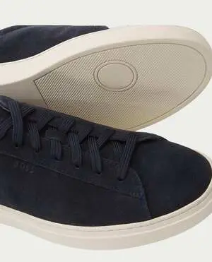 Hugo Boss Kieran Suede Lace-up Sneakers - Blue