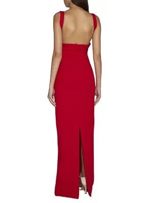 Solace London Joni Maxi Dress - Red
