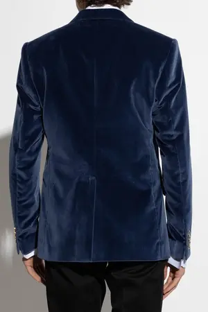 Dolce & Gabbana Dolce Gabbana Single-breasted Velvet Blazer