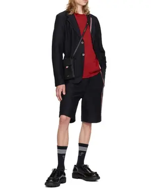 Thom Browne Stripe Detailed Crewneck T-shirt