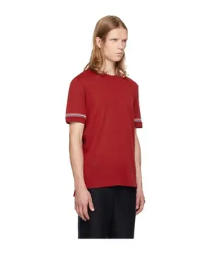 Thom Browne Stripe Detailed Crewneck T-shirt