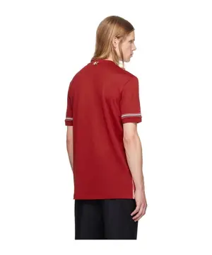 Thom Browne Stripe Detailed Crewneck T-shirt