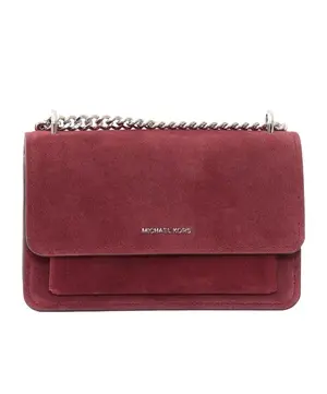 Suede Shoulder Bags with Chain Strap