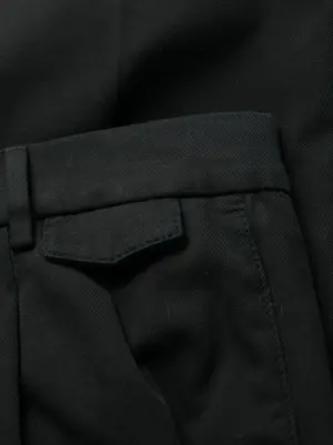 Brunello Cucinelli Pleated Tailored Trousers - Black