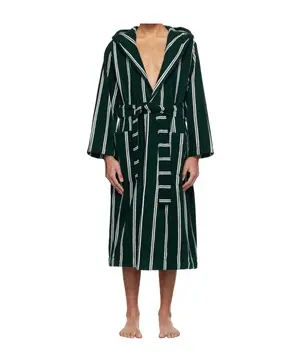 TEKLA Hooded Bathrobe - Black