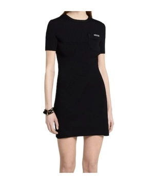 Gucci Logo Intarsia Short-sleeve Dress