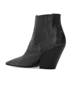 Casadei Anastasia High Heel Square Toe Ankle Boots