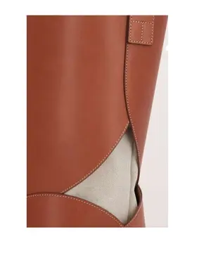 JIL SANDER Logo Embossed Drawstring Bucket Bag