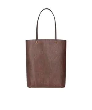 Etro Arnica Tote Bag With Clutch - Brown