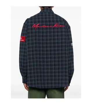 Martine Rose Checked Long-sleeved Shirt
