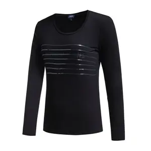 Emporio Armani Embellished Logo Long Sleeve T-shirt