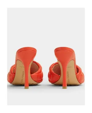 Bottega Veneta Padded Open Toe Heeled Sandals - Multicolor
